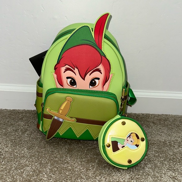 Loungefly | Bags | Loungefly Disney Mini Backback Peter Pan Tinkerbell ...